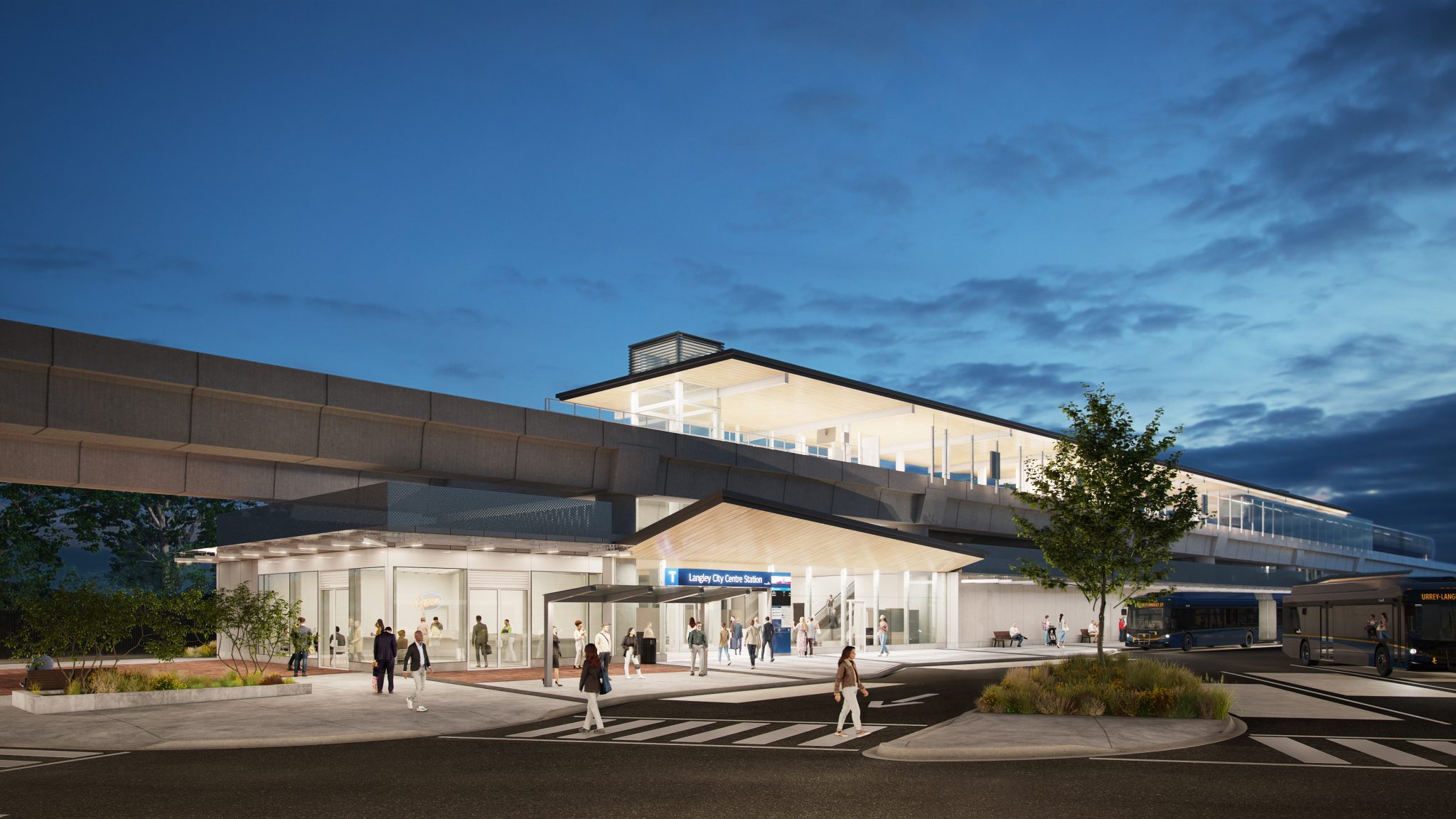 Stations - Surrey Langley Skytrain