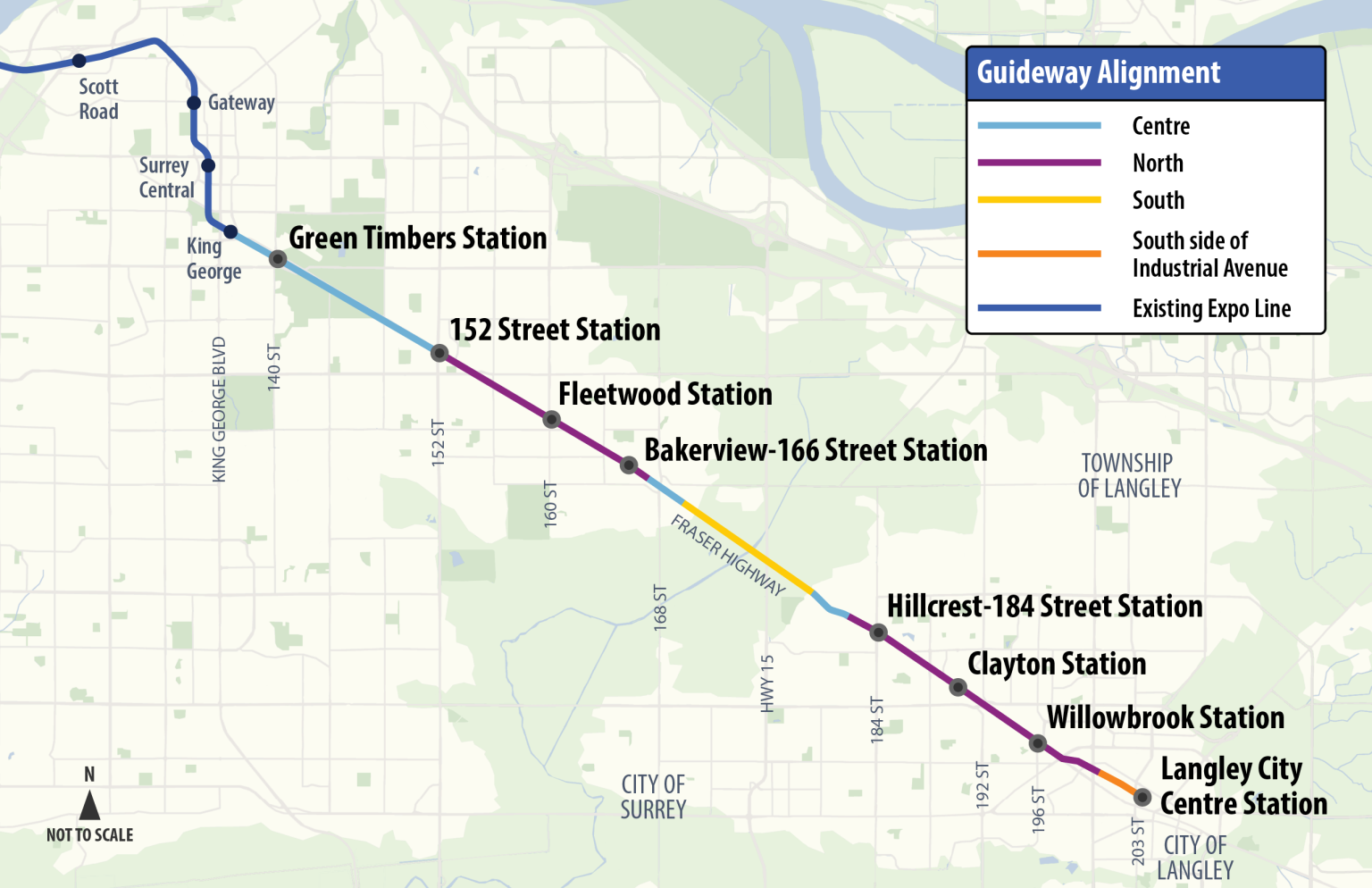 Maps - Surrey Langley Skytrain