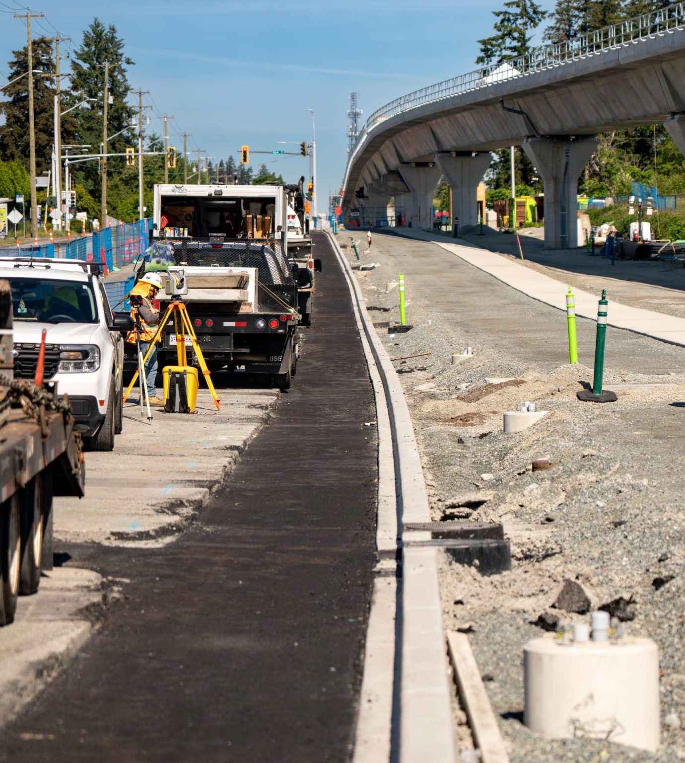 Roadway Restoration - Surrey Langley Skytrain
